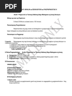 Esp 6 Quarter 1 Performance Task | PDF