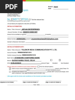 RTGS Form - Union Bank of India | PDF