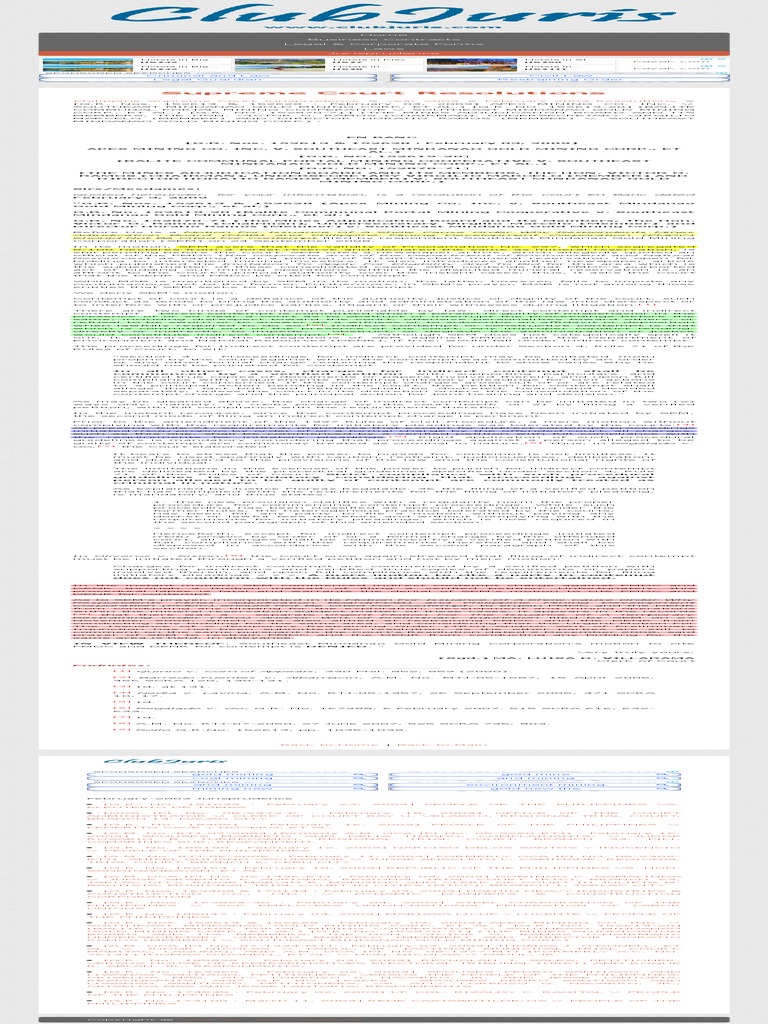 Supreme Court Resolutions: Criminal and Law Civil Law Legal Guardian ...