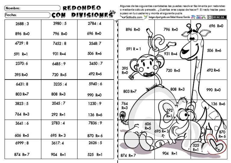 Redondeo en Divisiones 02 Sol PDF | PDF