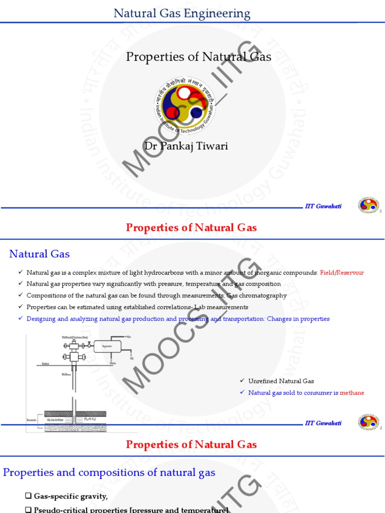 Properties of Natural Gas Overview | PDF | Gases | Natural Gas