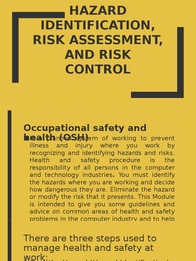 Grade 8 Hazard and Risk | PDF | Occupational Safety And Health | Hazards