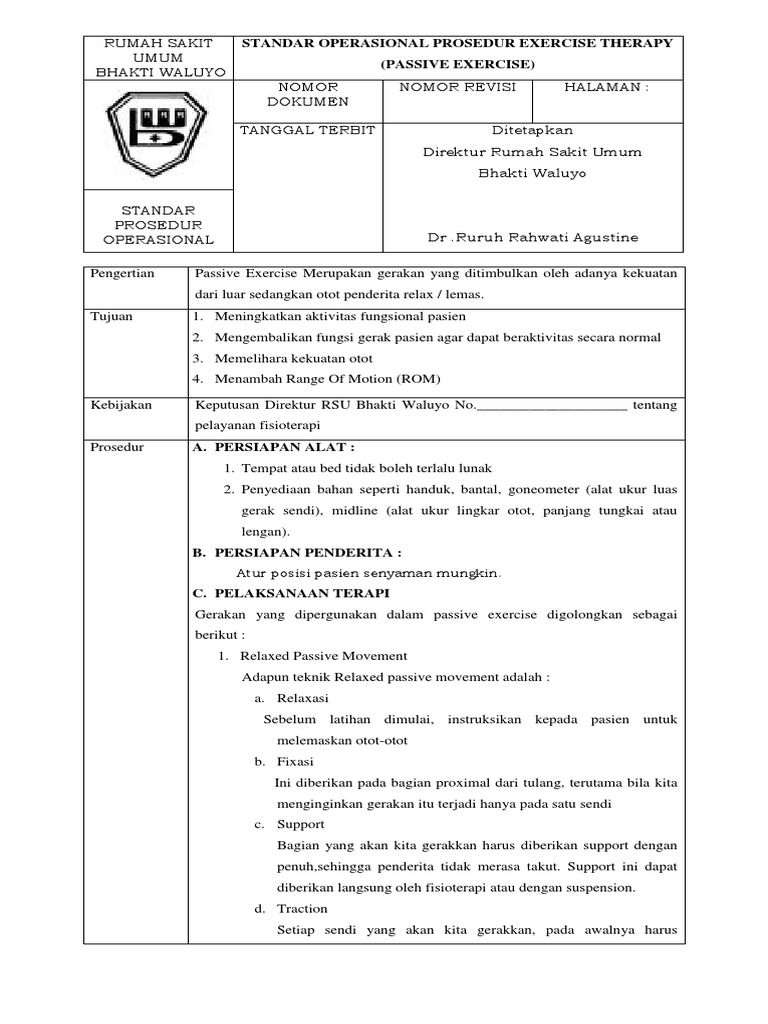 Format SOP | PDF