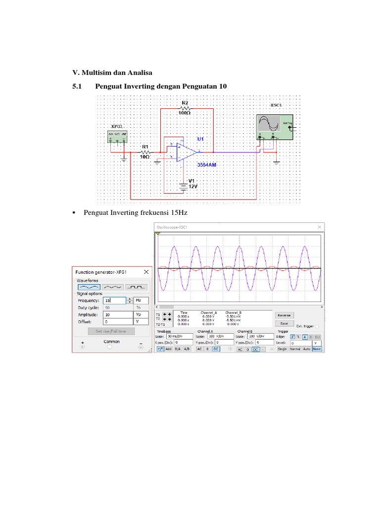 Analisis Kinerja Penguat Inverting, Non-Inverting, Instrumentasi, dan ...