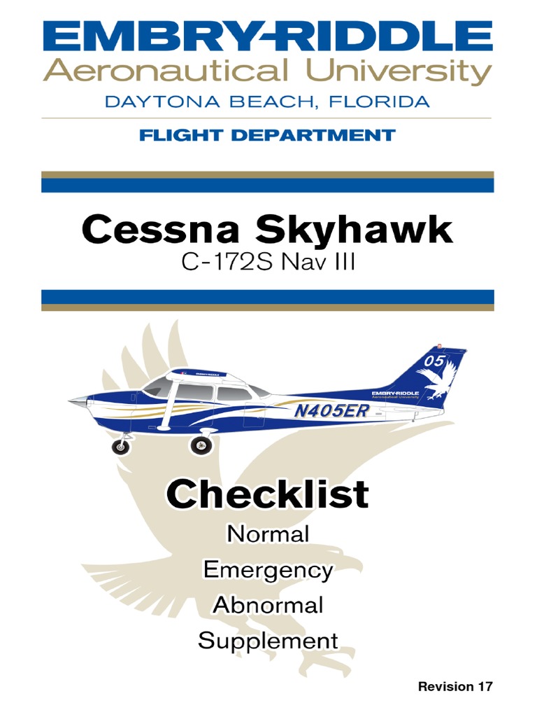 Cessna 172S Checklist | PDF | Flap (Aeronautics) | Throttle