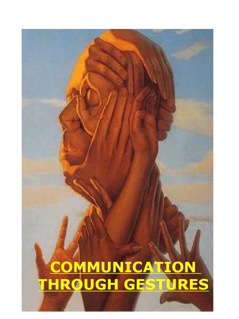 Gestures Edited | PDF | Nonverbal Communication | Gesture
