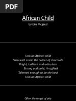 I Am African Child - Poem by Eku Mcgred | PDF