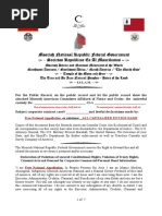 1-Declaration of Status | PDF | Private Law | Common Law