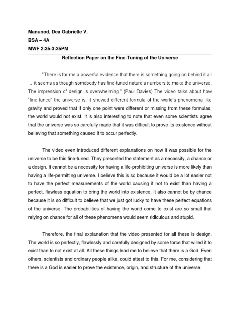 Faith in a Personal God