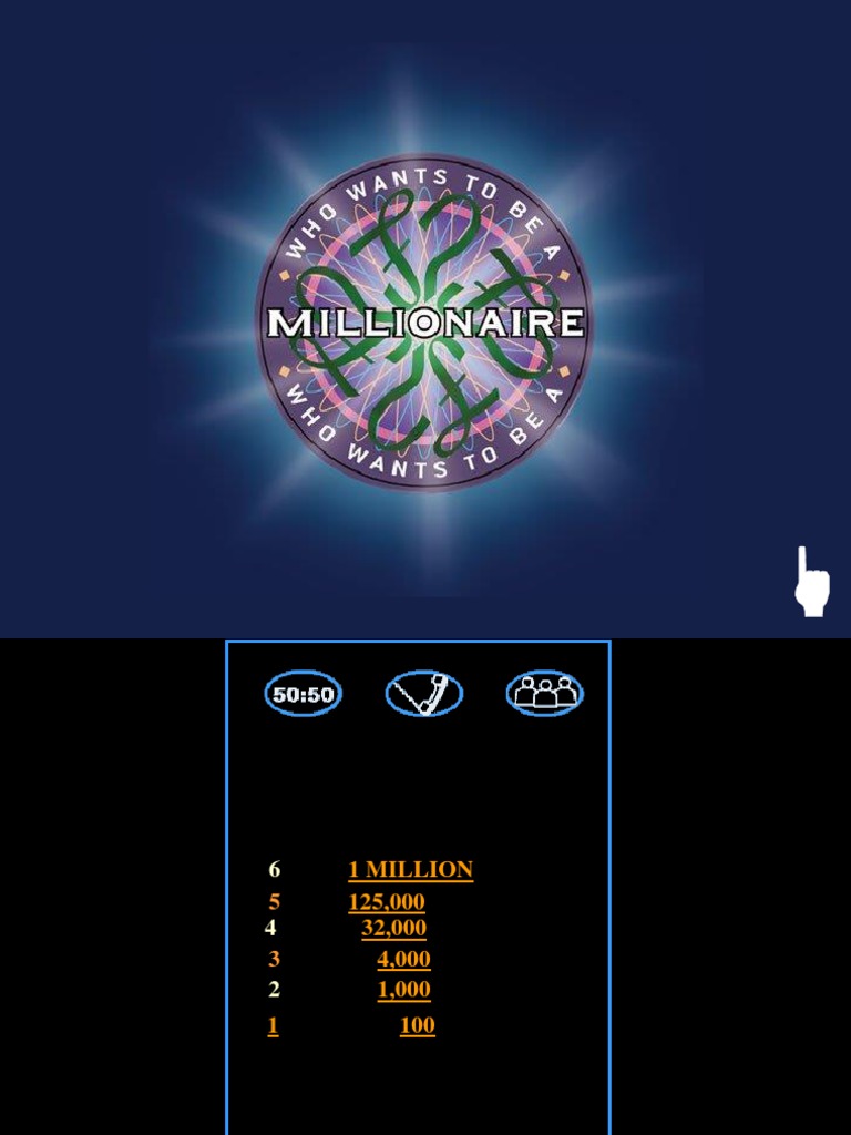 Who Wants to Be a Millionaire Template [Autosaved] | Icon (Computing ...