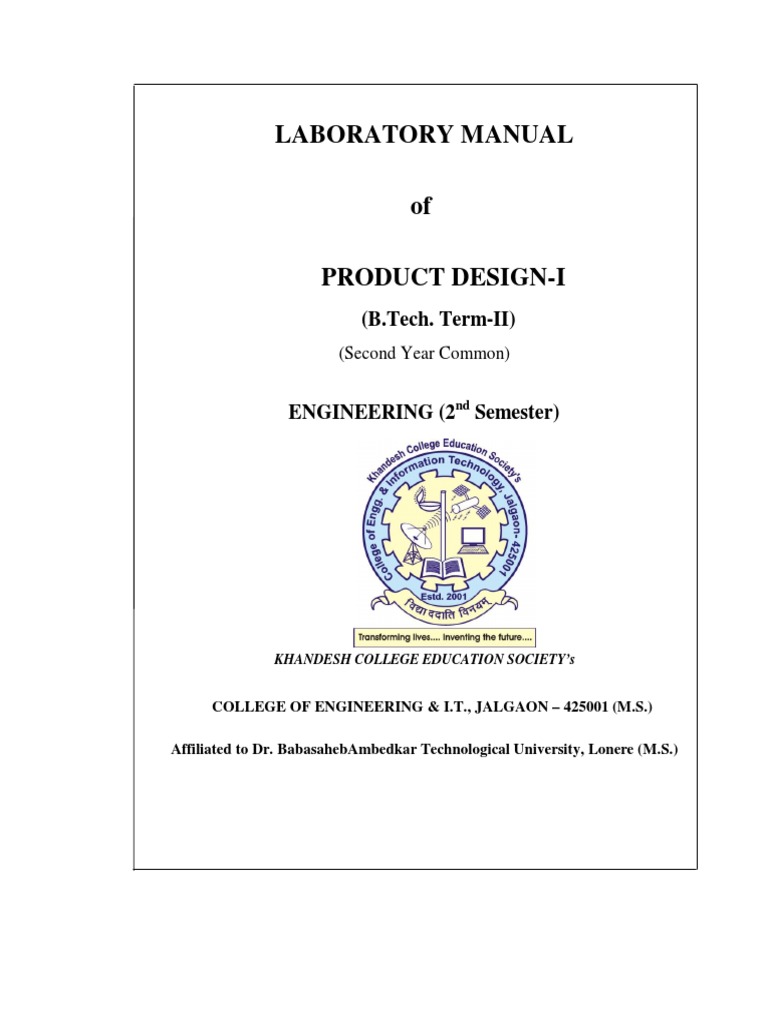 Laboratory Manual: (B.Tech. Term-II) | PDF