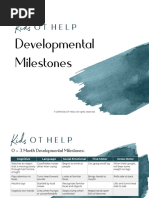 Early Denver Model Curriculum Checklist Categories | PDF | Gesture ...