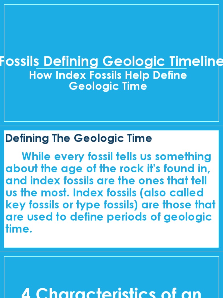 Index Fossils in Geologic Time | PDF | Fossil | Geologic Time Scale