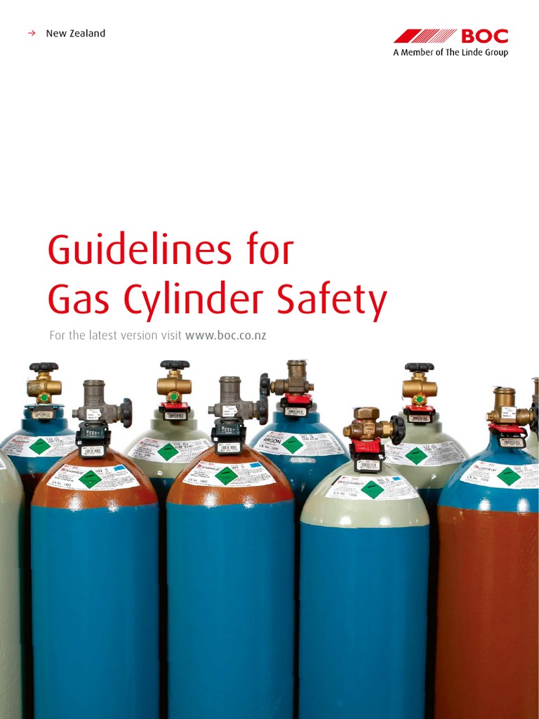 Guidelines For Gas Cylinder Safety 2017 NZ | PDF | Combustion ...
