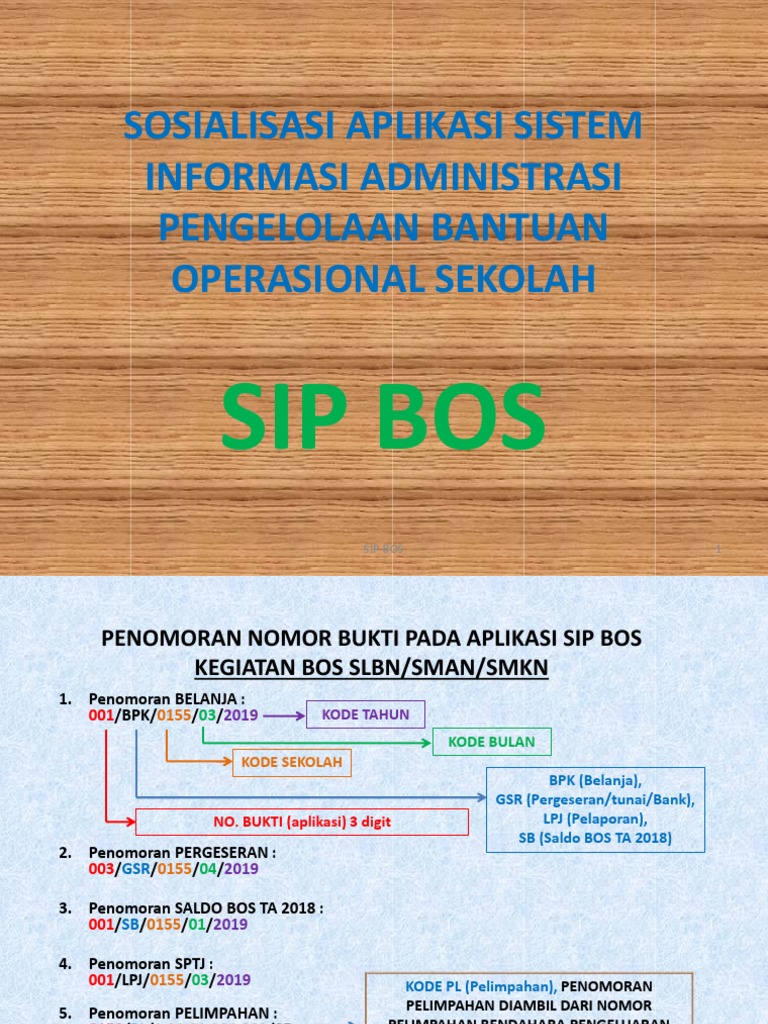 01 - Penomoran Bku Manual Dan Aplikasi Sip Bos | PDF