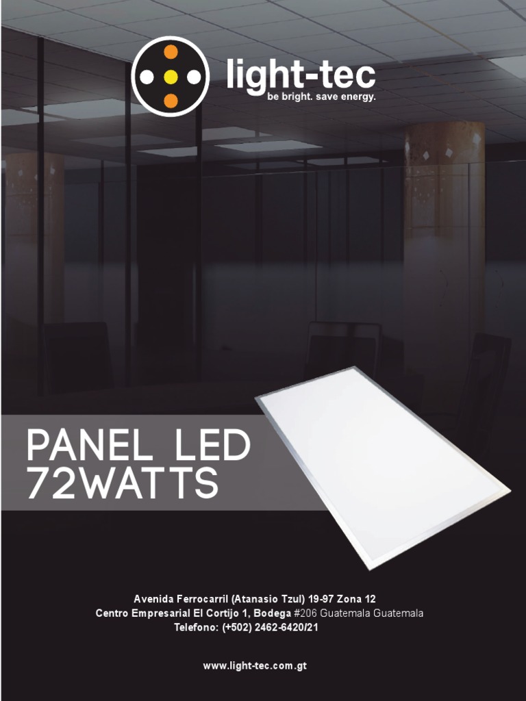 Ficha Tecnica de Iluminacion de Pantalla Tipo Led | PDF | Espectro ...