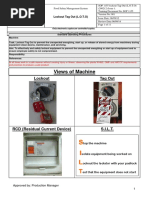 LOTO Inspection Checklist Form | PDF | Safety | Mechanical Engineering