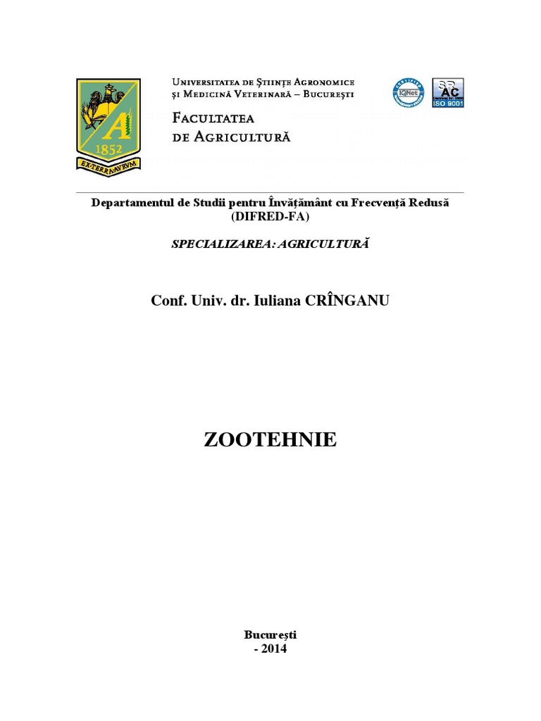 ZOOTEHNIE | PDF