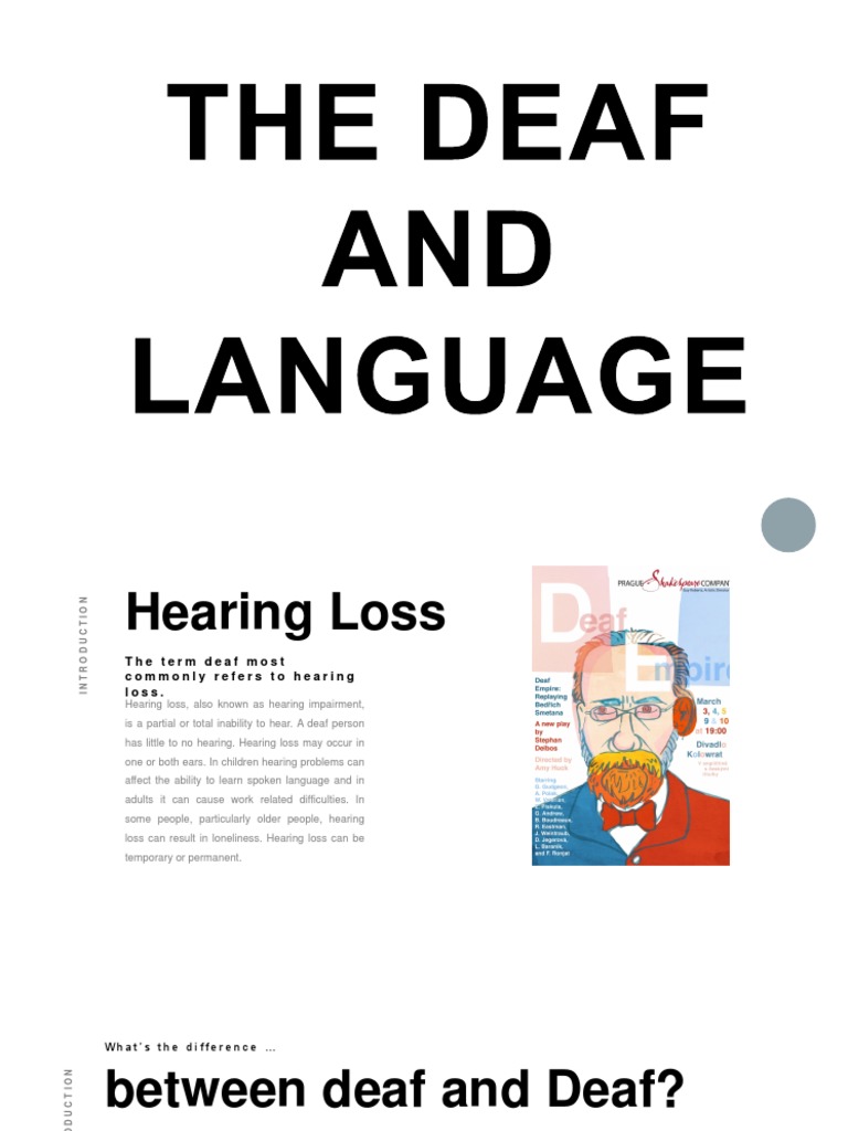 Understanding Deafness and Sign Language | PDF | Sign Language ...