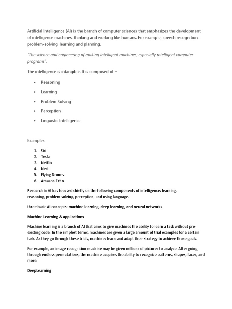 The Science and Engineering of Making Intelligent Machines, Especially ...