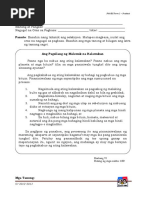 Tagalog School Rules and Regulation | PDF