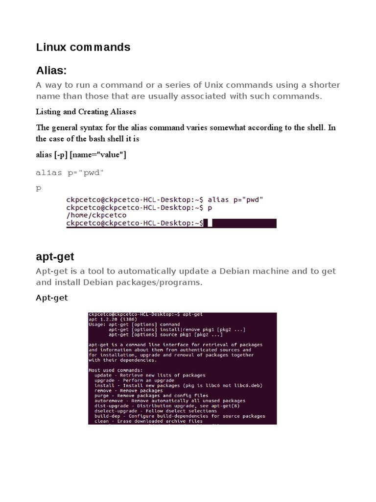 Linux Commands | PDF | Computer File | Command Line Interface