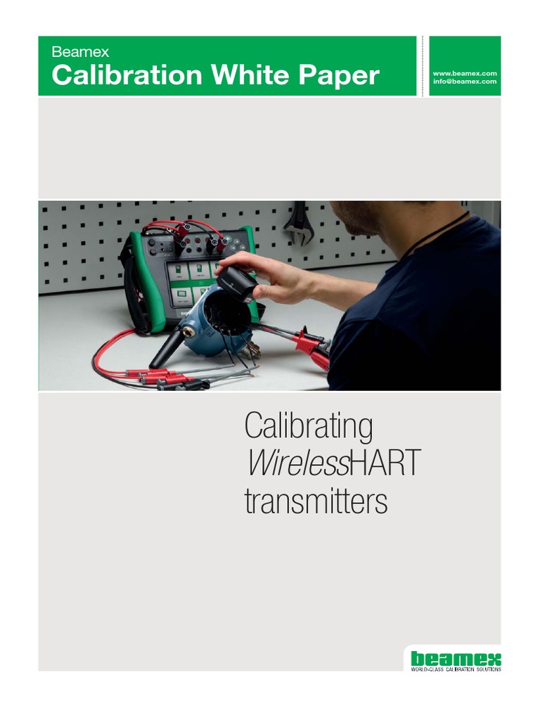 Calibrating Hart Wireless | PDF | Calibration | Transmitter