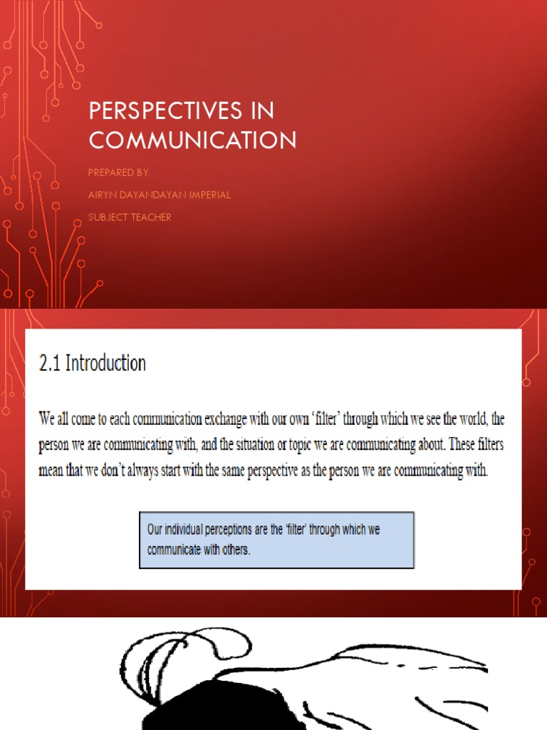 Perspectives in Communication | PDF