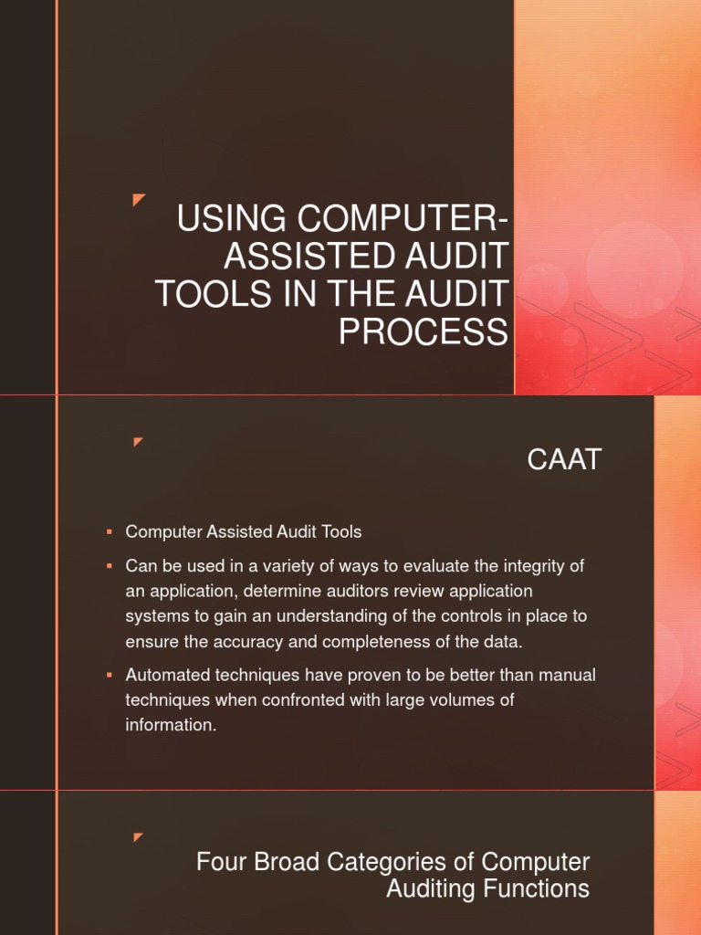 Computer Assisted Audit Tools | PDF