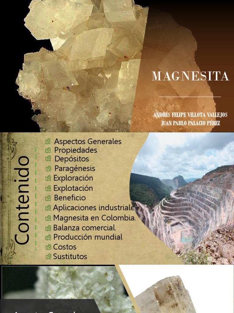 Magnesita | PDF | Magnesio | Elementos químicos