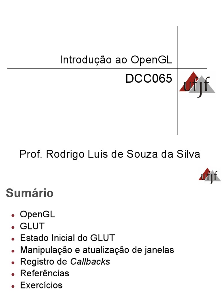 02 Introdução Ao OpenGL PDF | PDF | Programação de computadores | Programas