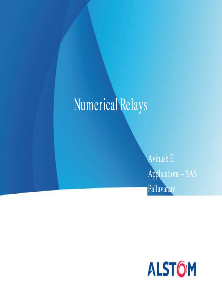 Numerical Relays | PDF | Microprocessor | Information