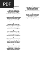 Ako, Ikaw, Tayo-Tula | PDF