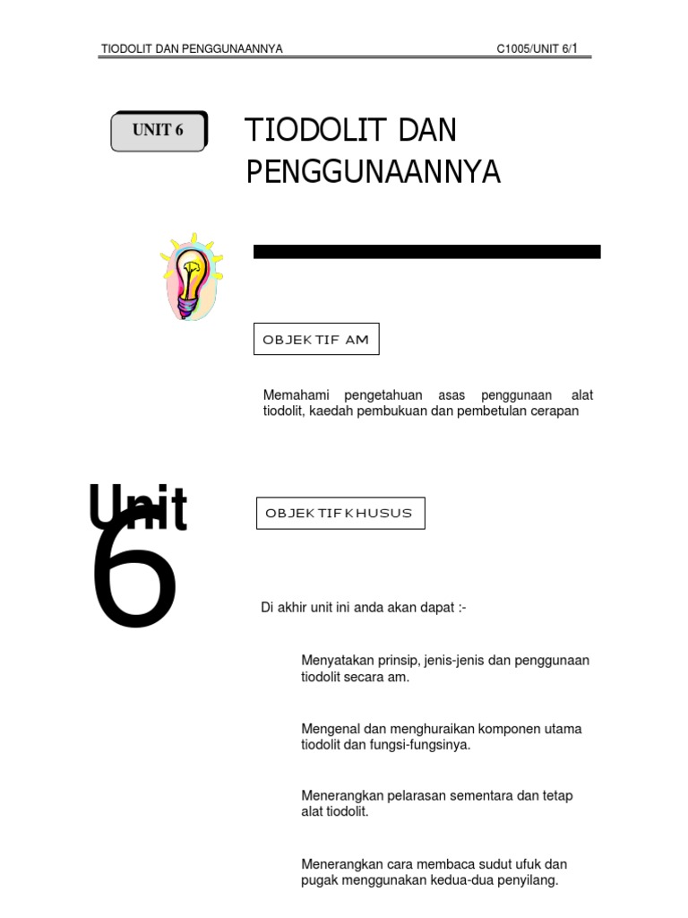 Penggunaan dan Jenis Tiodolit | PDF