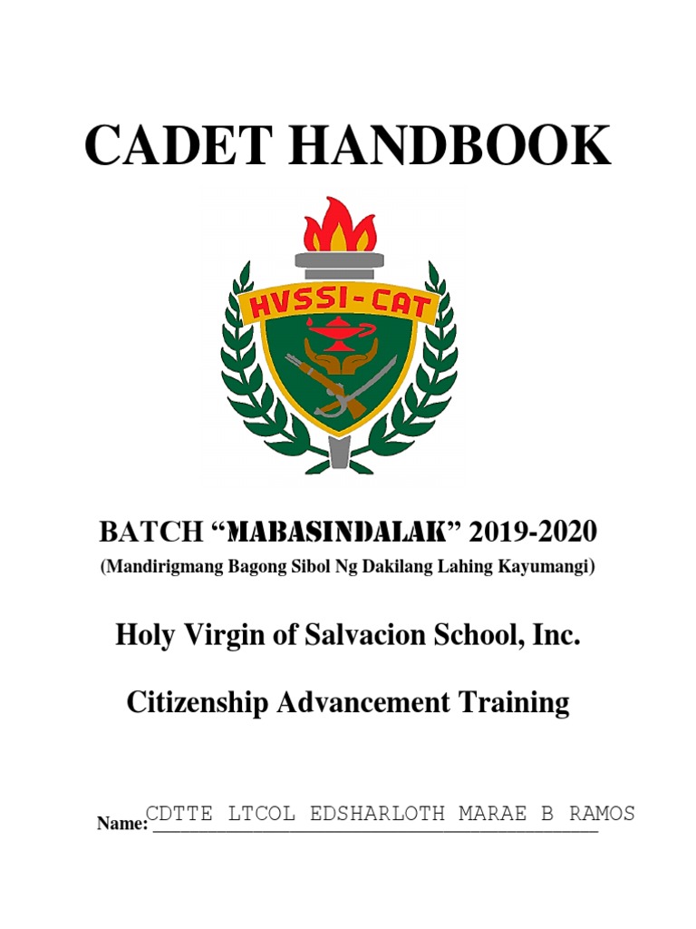 Cadet Handbook | Download Free PDF | Sergeant | Flag