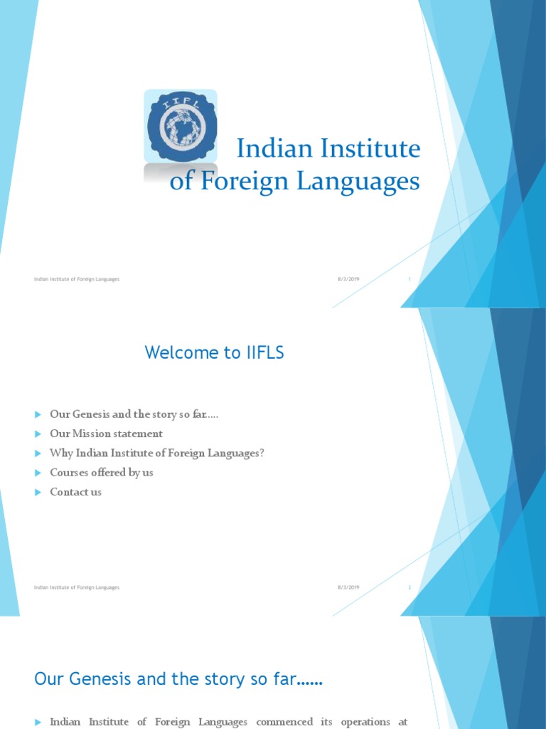 A Guide to the Indian Institute of Foreign Languages: History, Mission ...