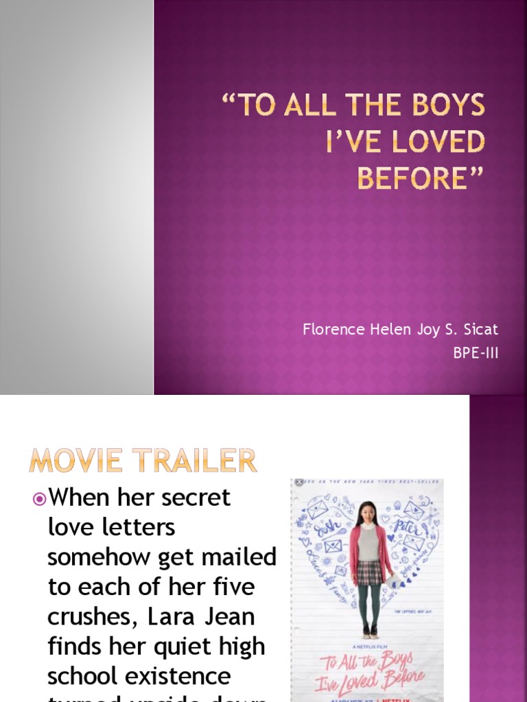 To All The Boys I'Ve Loved Before | PDF