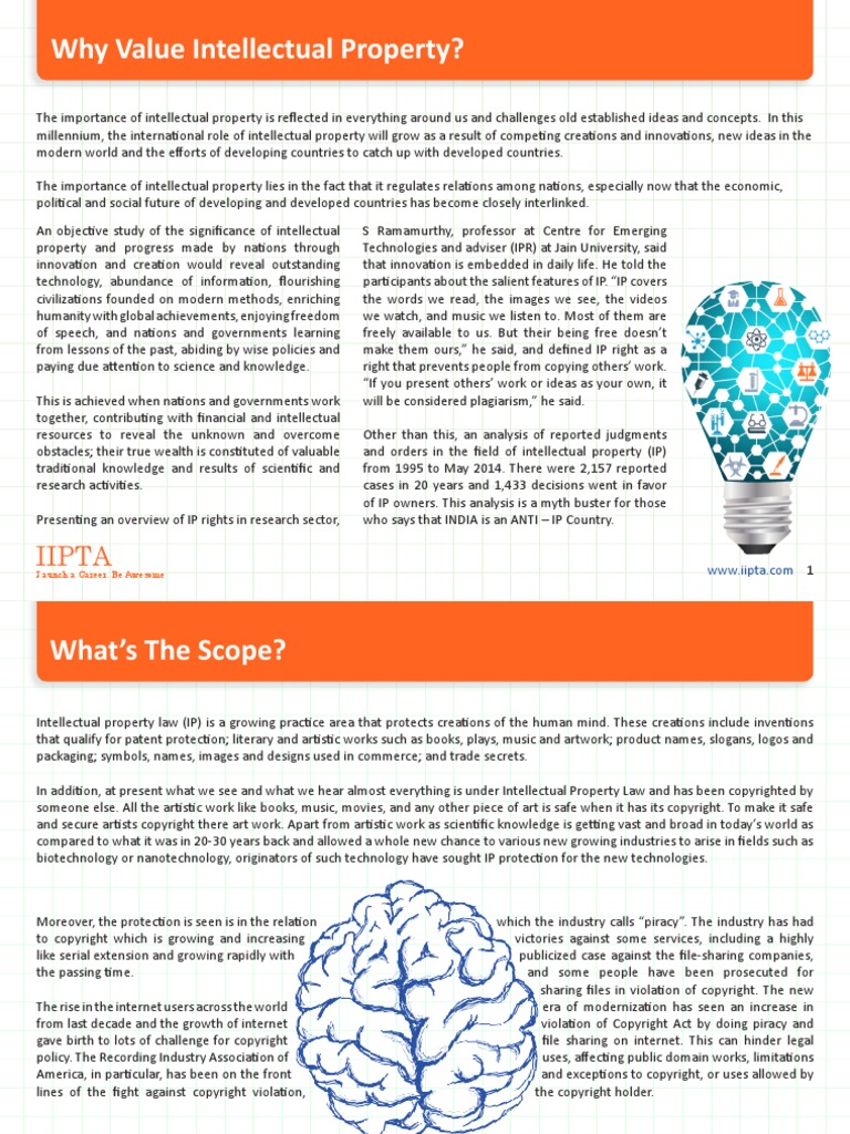 Why Value Intellectual Property | PDF | Intellectual Property | Trademark