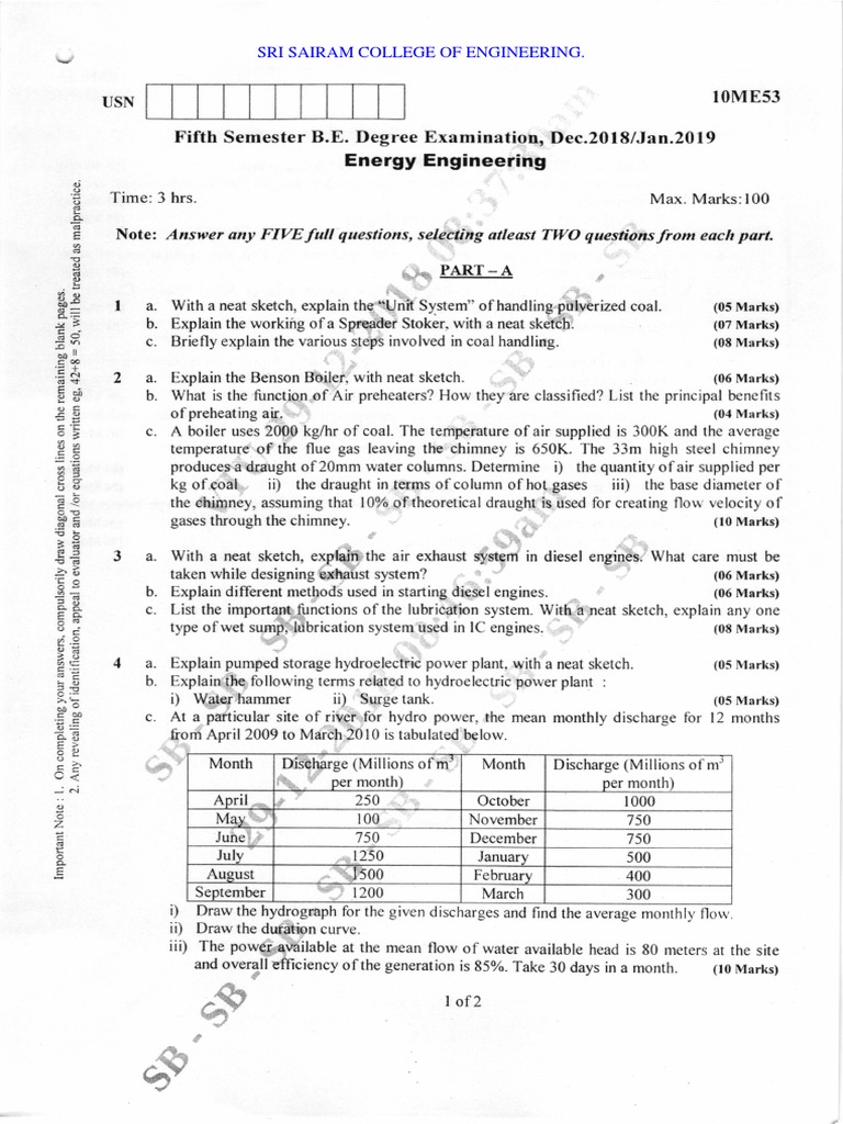 Energy Engineering | PDF | Chimney | Boiler