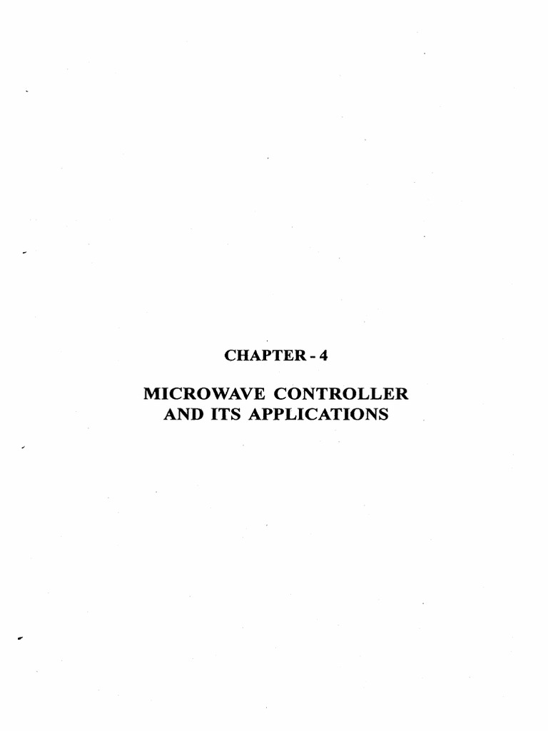 Microwave Controller and Its Applications: Chapter-4 | PDF | Vacuum ...
