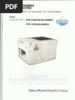 Frimec Rooftop AC Units Catalogue | PDF | Air Conditioning | Temperature