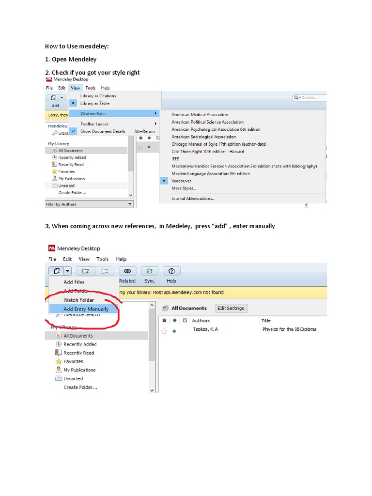 How To Use Mendeley