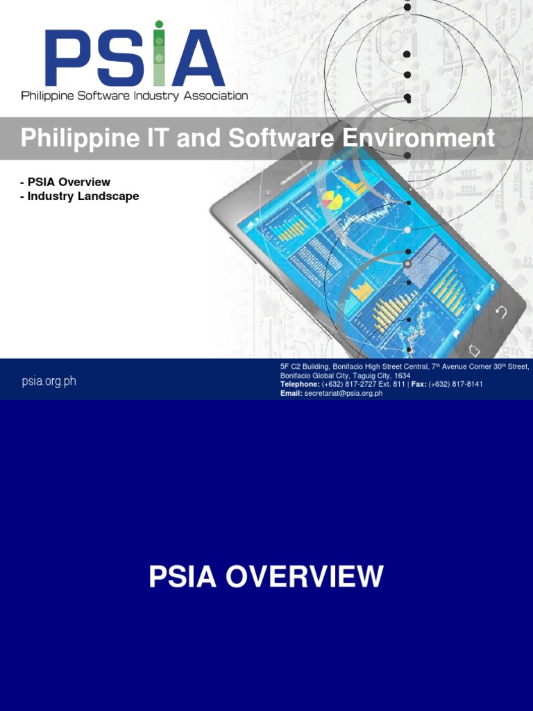 PSIA Overview 2019 | PDF | Startup Company | Small Business & Entrepreneurs