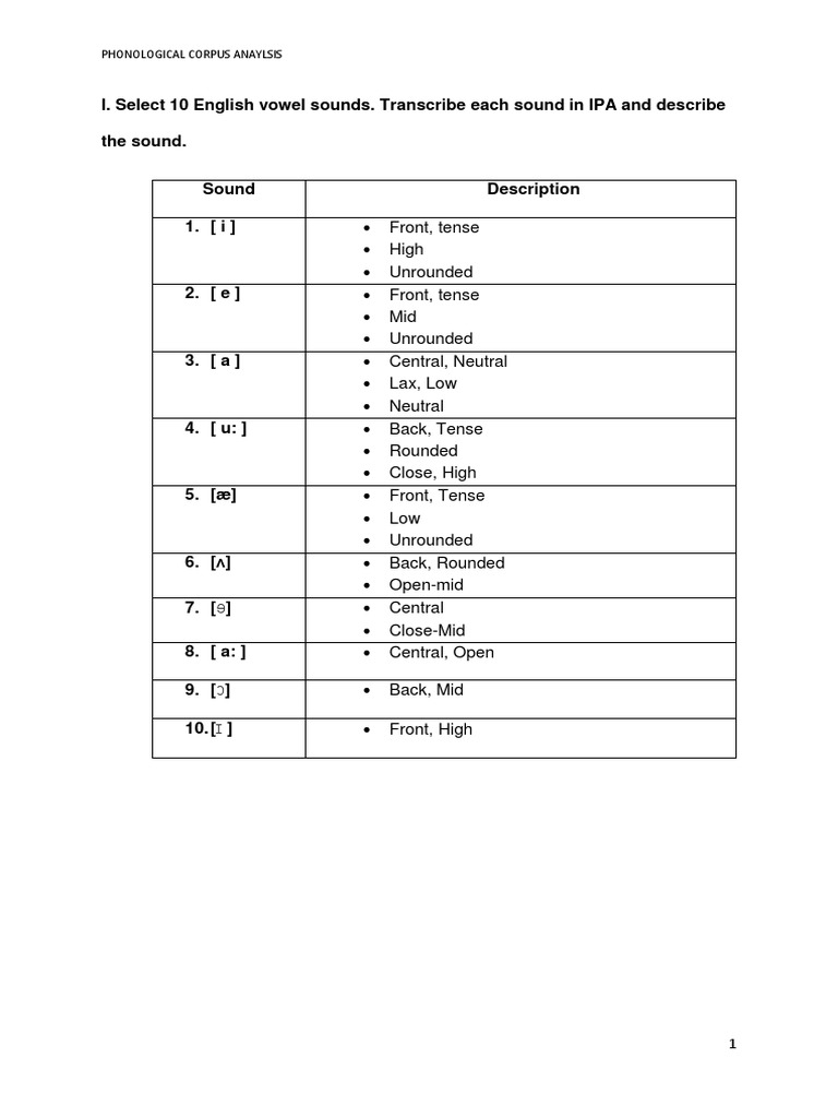 Phonological Corpus Analysis | PDF | Consonant | Phonology