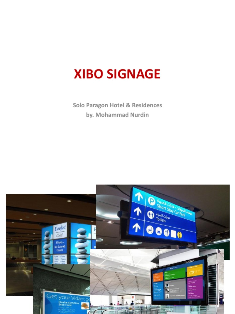 Xibo Signage | PDF