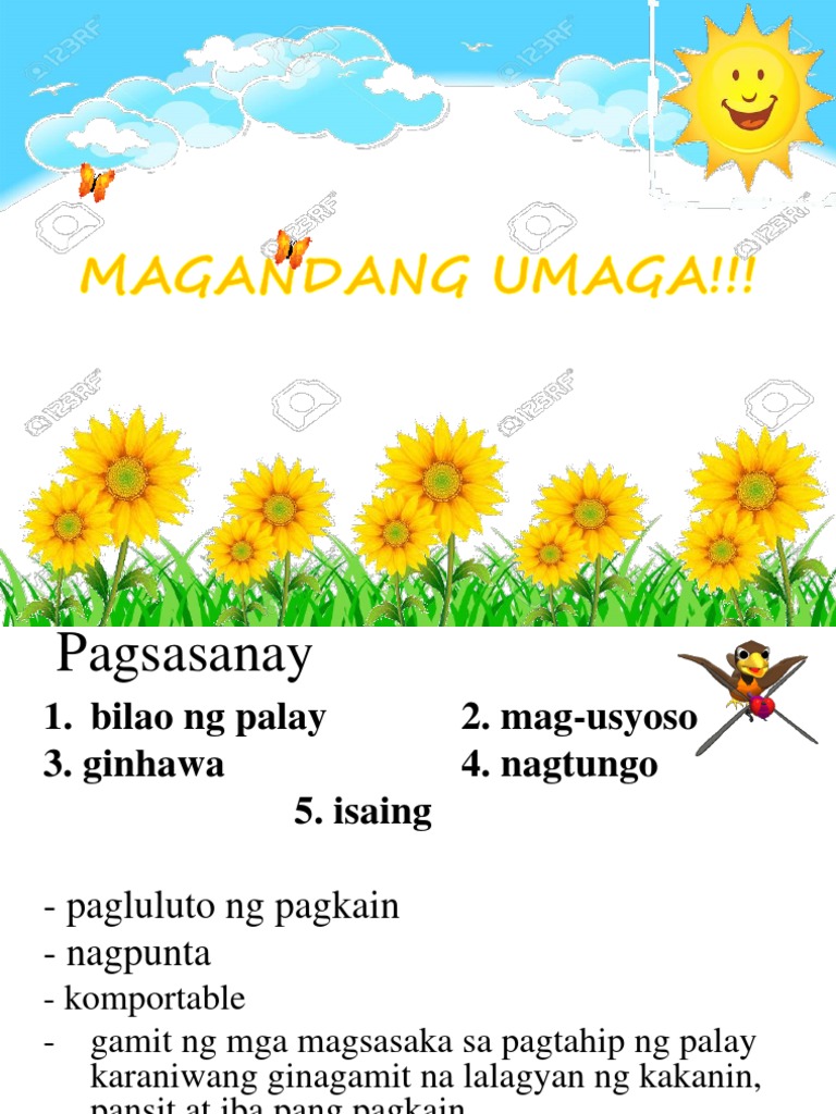 Si Pole at Ang Bilao Ng Bigas