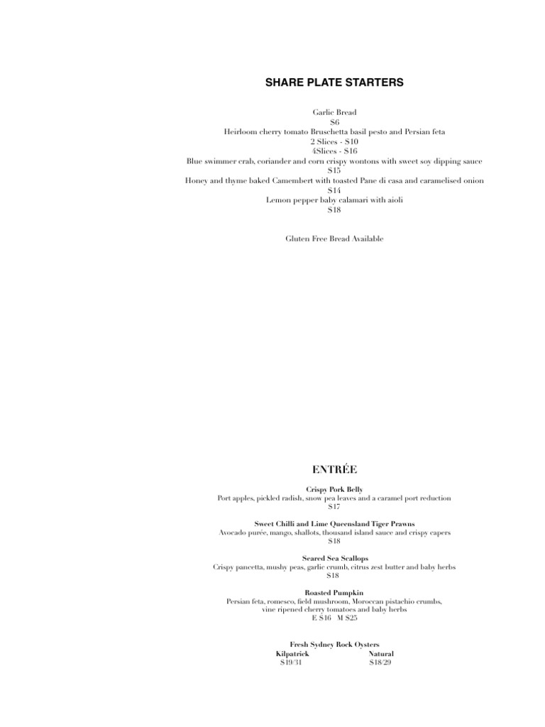 Kravings Main Menu | PDF | Foods | Cuisine