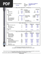 Drill Pipe Performance Sheet 5.875 XT57 G105 | PDF | Pipe (Fluid ...