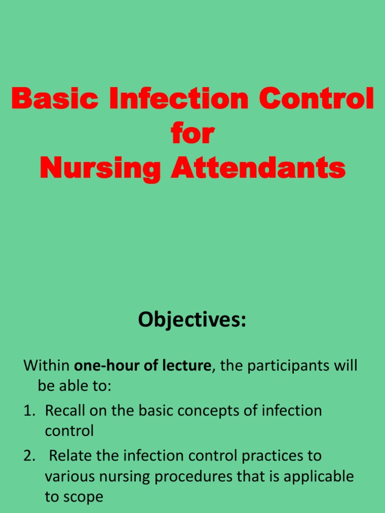 Infection Control Guide for Nurses | PDF | Infection Control | Hand Washing