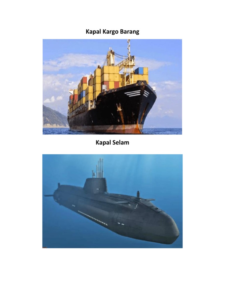 Jenis Jenis Kapal Laut | PDF